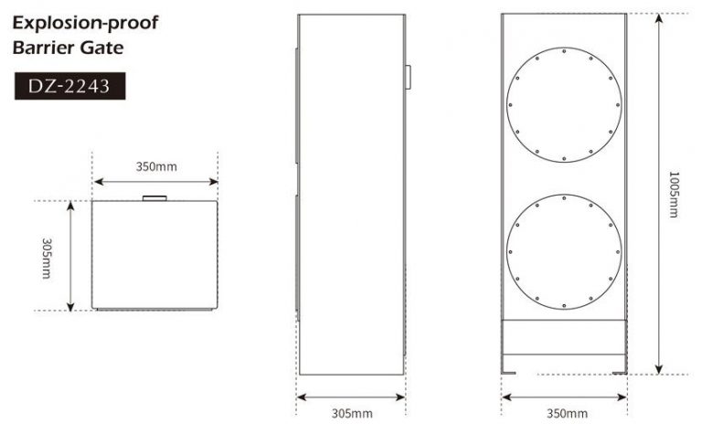 MBB-422_Explosion-proof Barrier Gate - Palang Parkir Indonesia