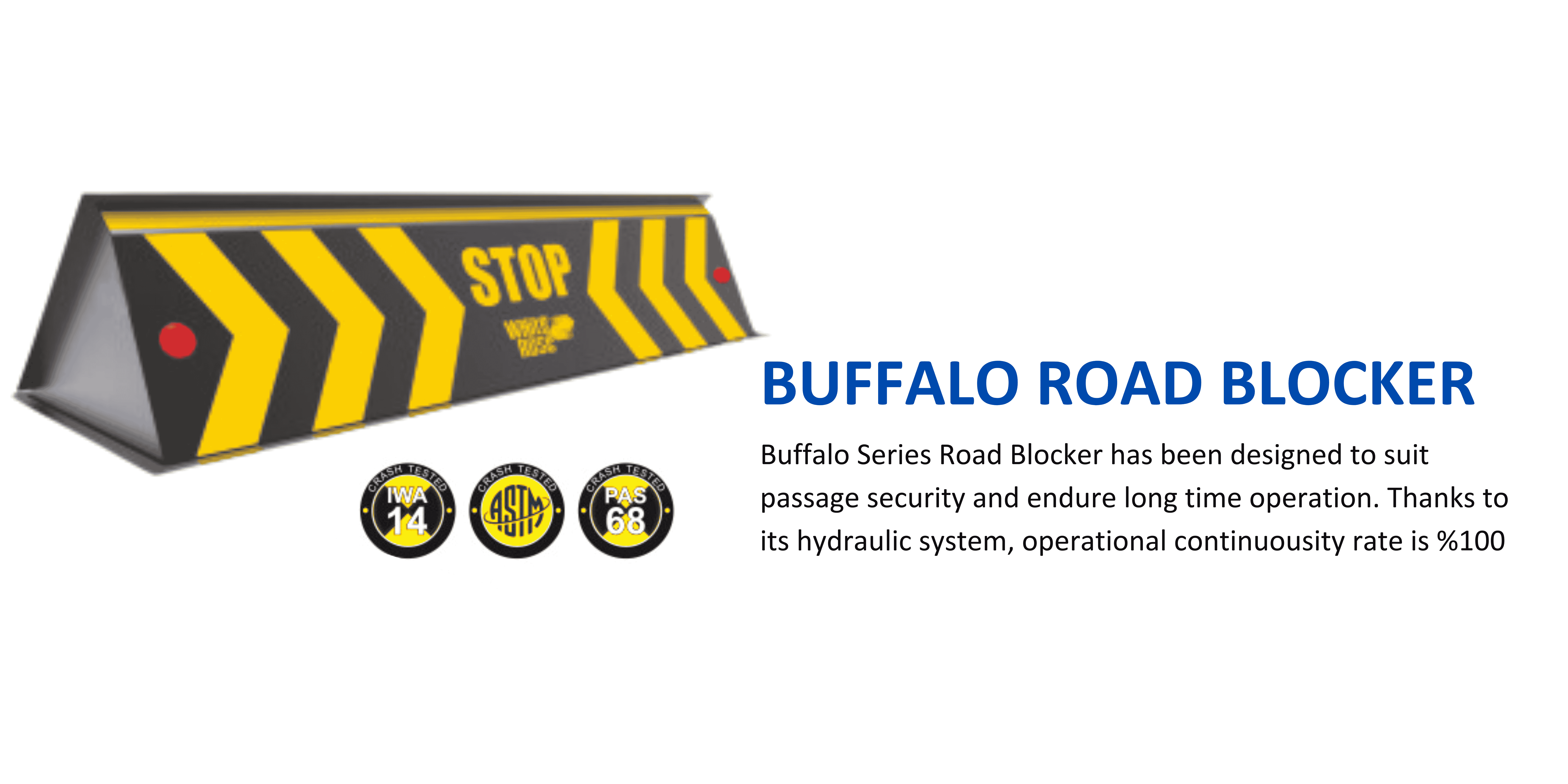 WHITE ROSE_ BUFFALO ROAD BLOCK - Palang Parkir Indonesia