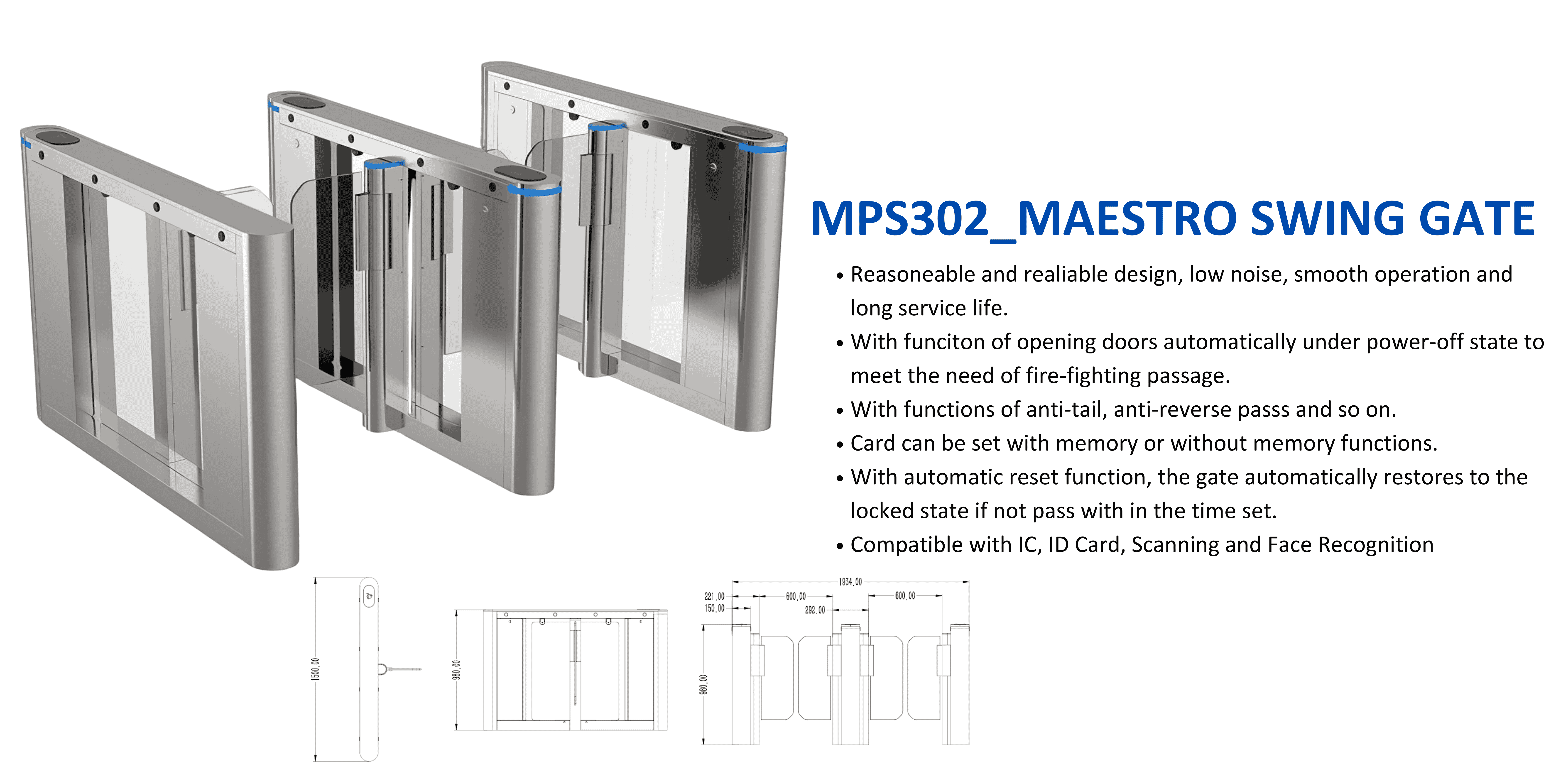 Maestro Swing Gate - Palang Parkir Indonesia