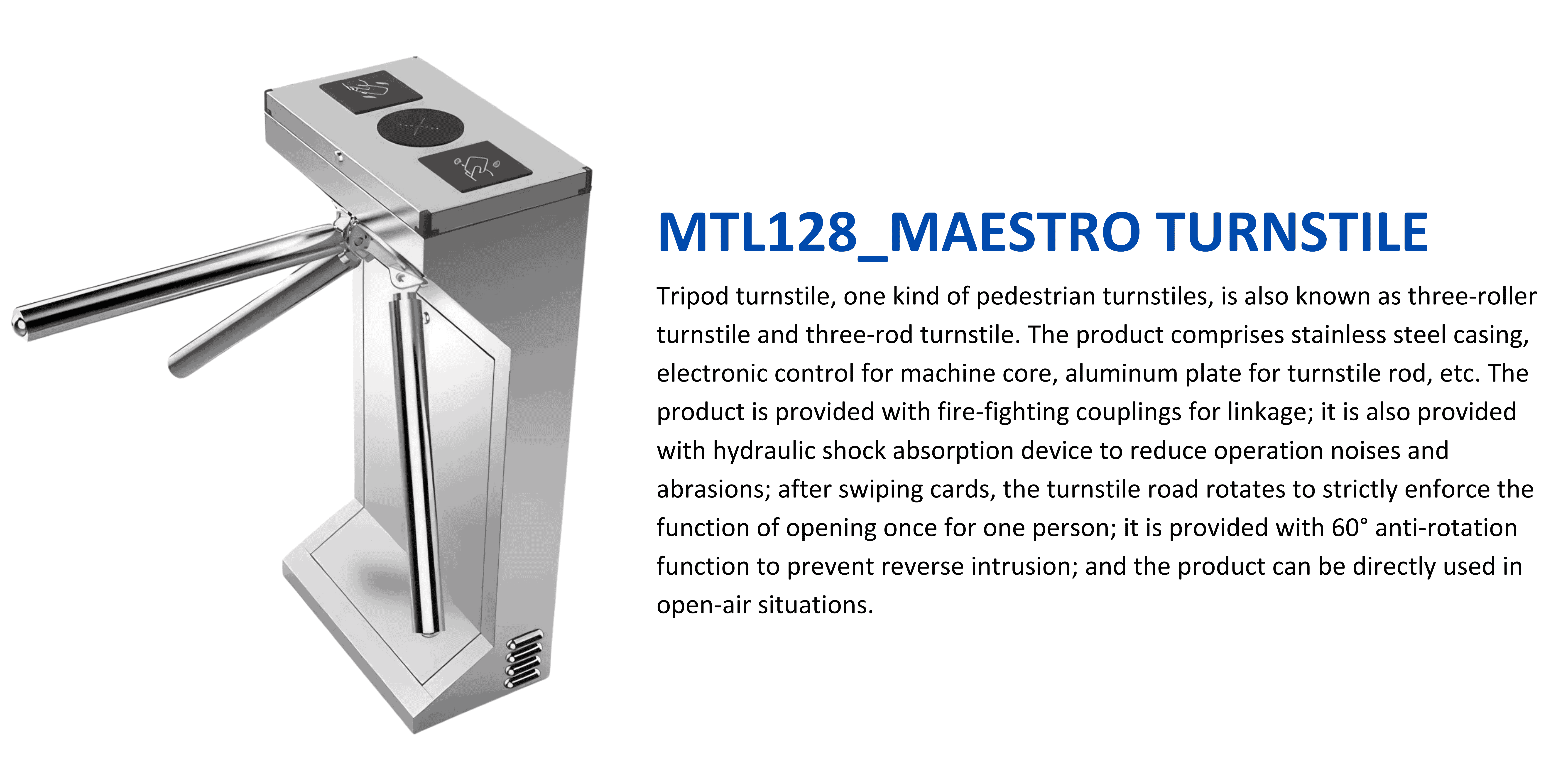 Maestro Turnstile - Palang Parkir Indonesia